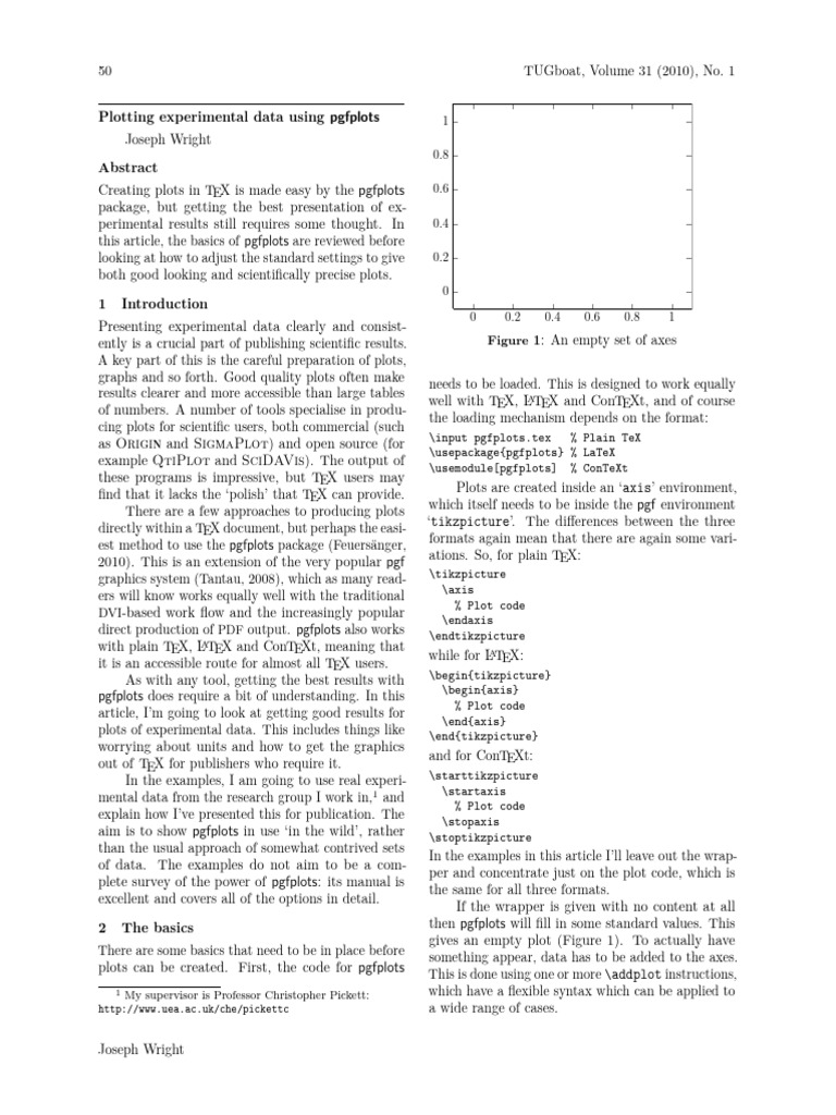Pgfplots | PDF | Te X