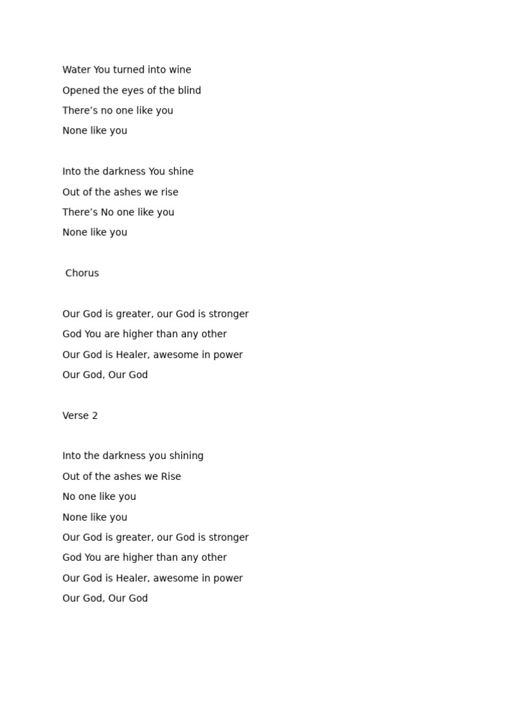 Our God | PDF