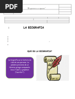 Estructura y partes de una biografía | PDF | Biografía | Narrativa