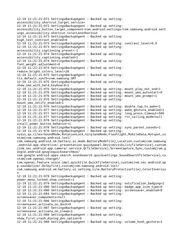 Settings Provider | PDF | System Software | Mobile Computers