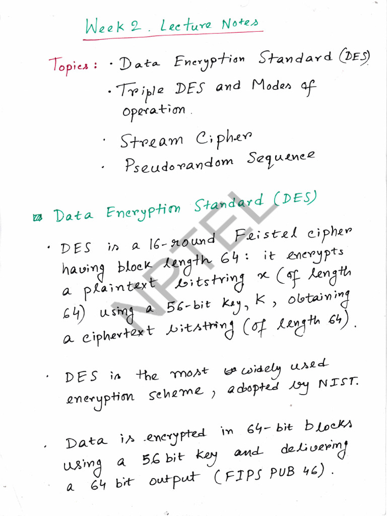 Crypto Lec Week2 Watermark | PDF