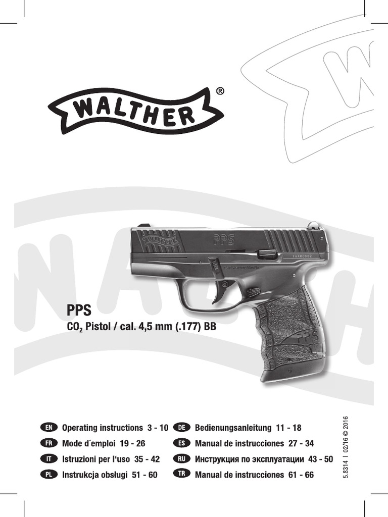 Umarex Walther PP2 M2 Manual | PDF | Gun | Overview Of Gun Laws By Nation