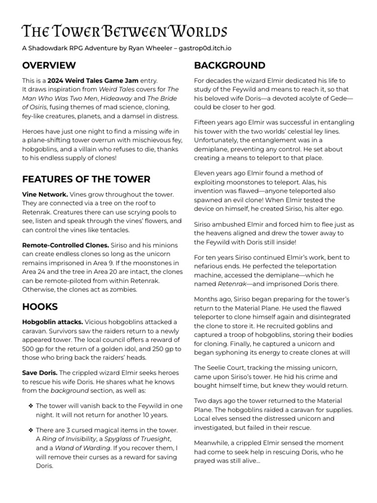 The Tower Between Worlds v1 - 3 | PDF