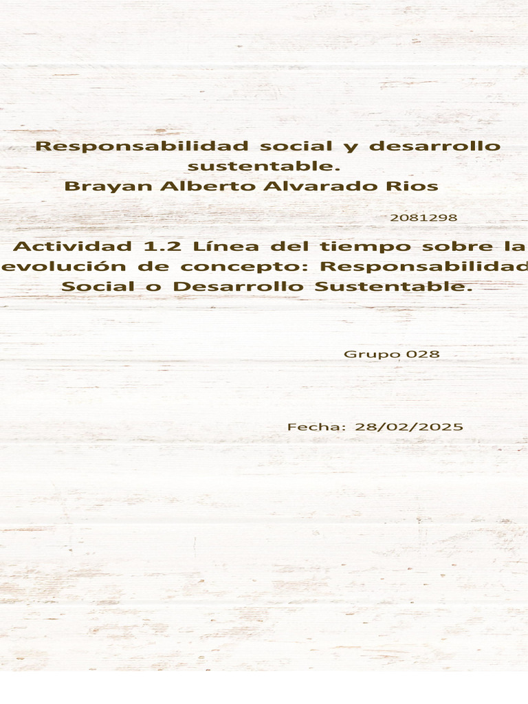 Responsabilidad de Brayan | PDF