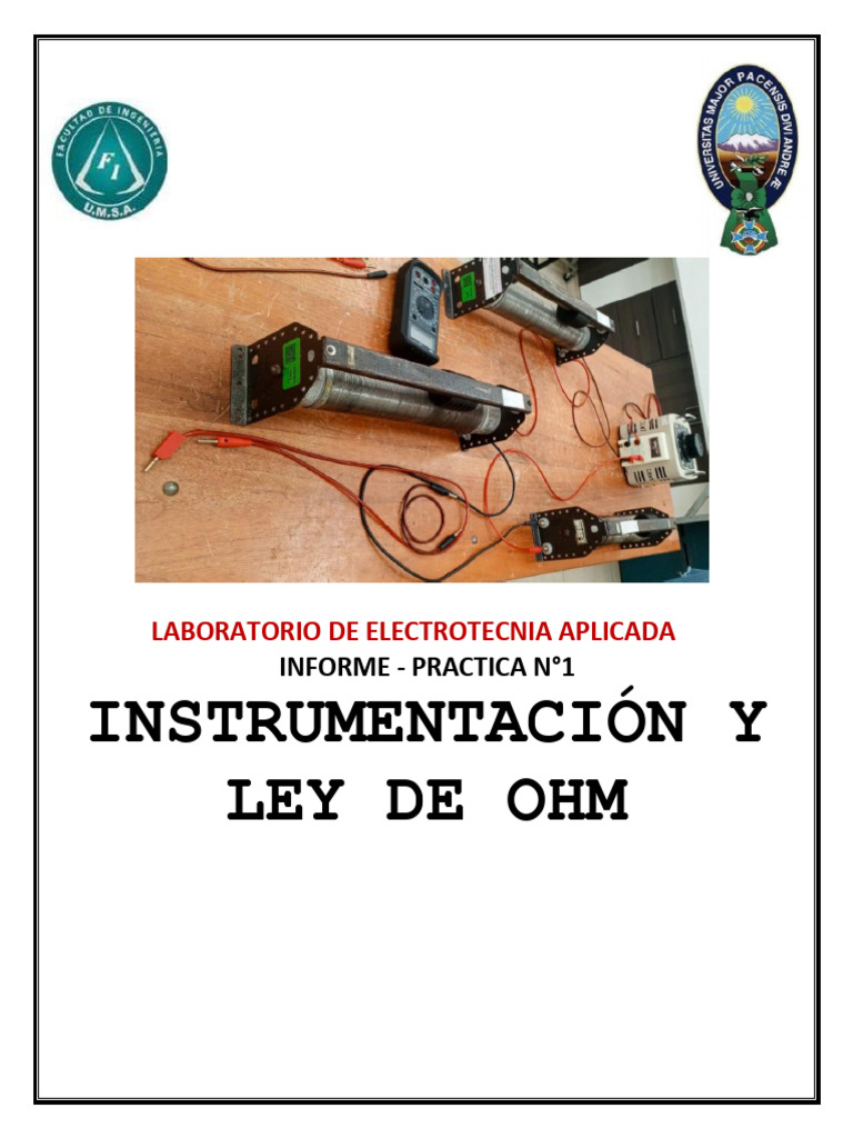 INFORME 1 ELECTROTEC-SOLARES (1) | PDF | Resistencia Eléctrica y Conductancia | Corriente eléctrica