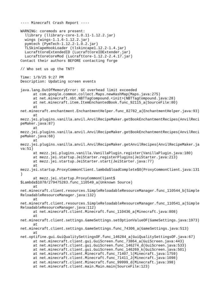 Crash 2025 01 09 - 21.27.36 Client | PDF | Software | Computing