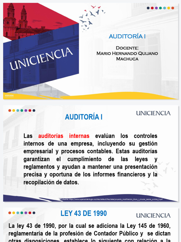 Presentación Auditoría a Partir de NIA y NIIF (2) | PDF | normas ...