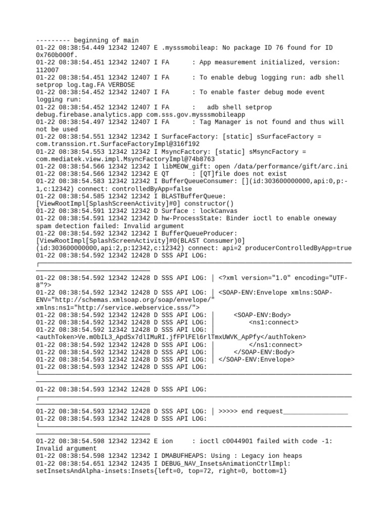 Mobile App Debugging Log Analysis | PDF | Computer Science | Software