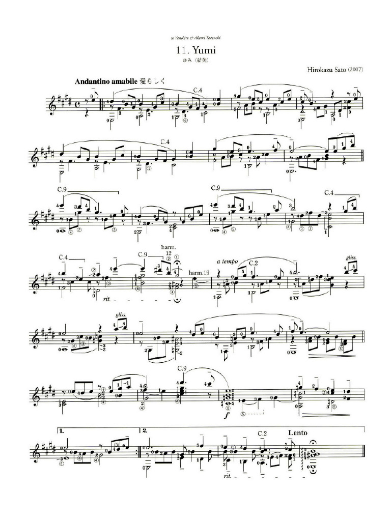 Yumi - Hirokazu Sato | PDF