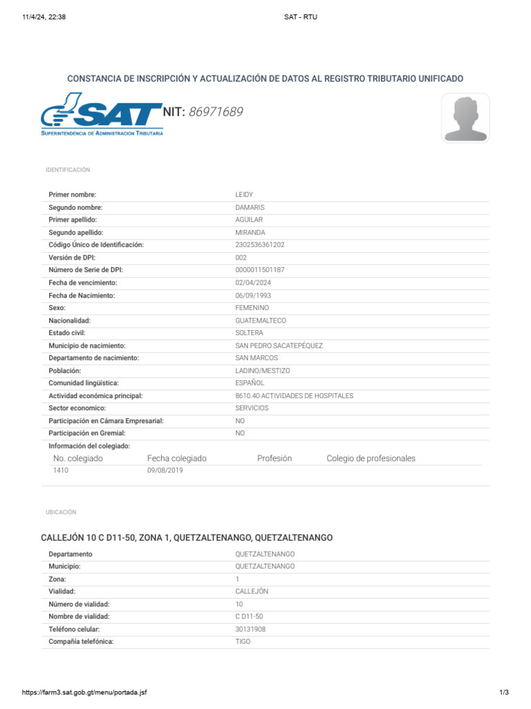 Rtu Leidy | PDF | Pagos