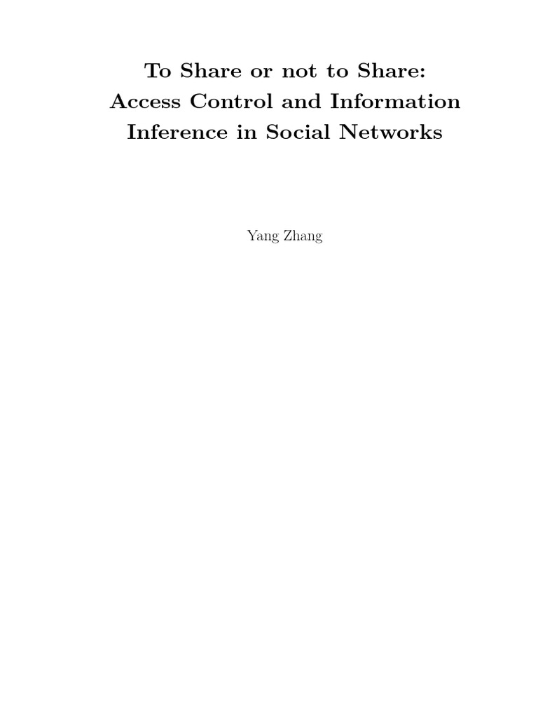 Yzhang16 Thesis | PDF | Computer Access Control