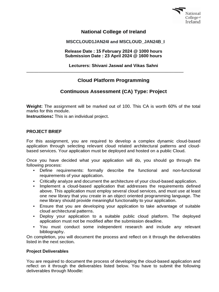 CPP Project Brief Draft - Sem2 - 2024 | PDF | Library (Computing) | Source Code
