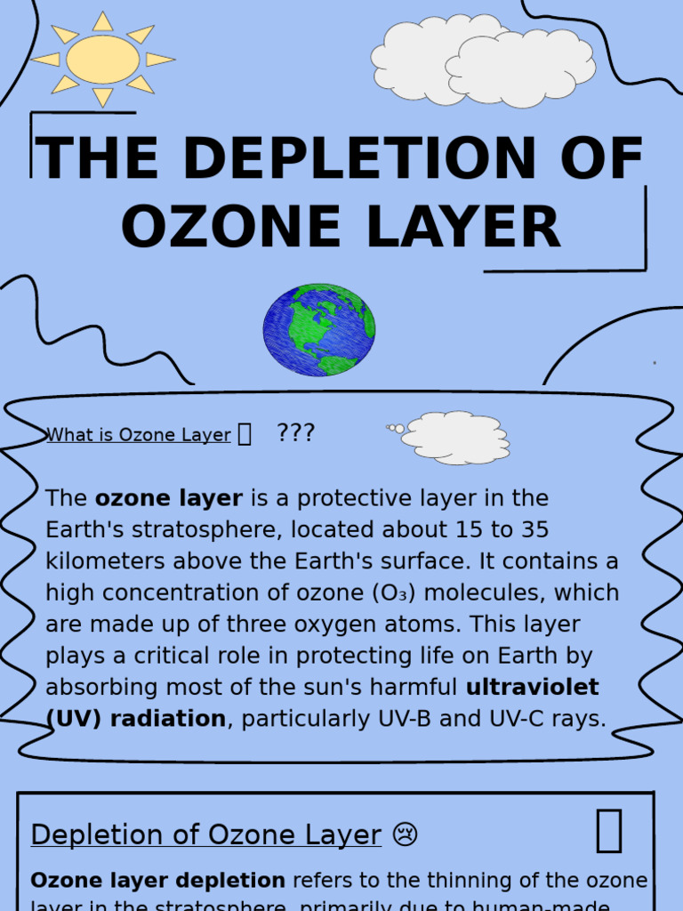 Ozone Layer Depletion Explained | PDF