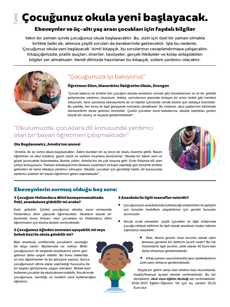 Klasse Instapbrief Turks | PDF