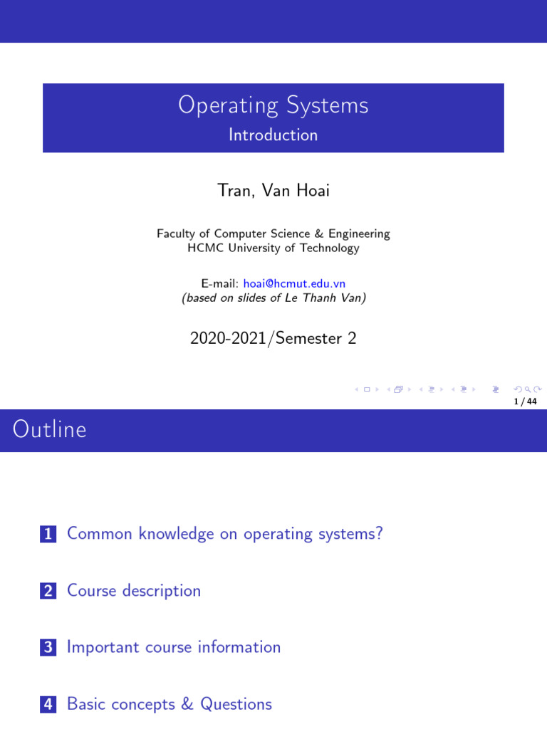 os0-introduction | PDF | Process (Computing) | Operating System