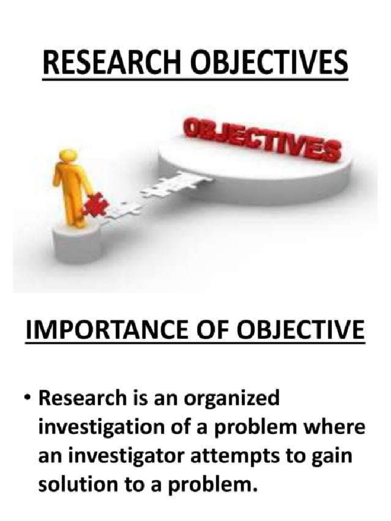 Research Objectives | PDF