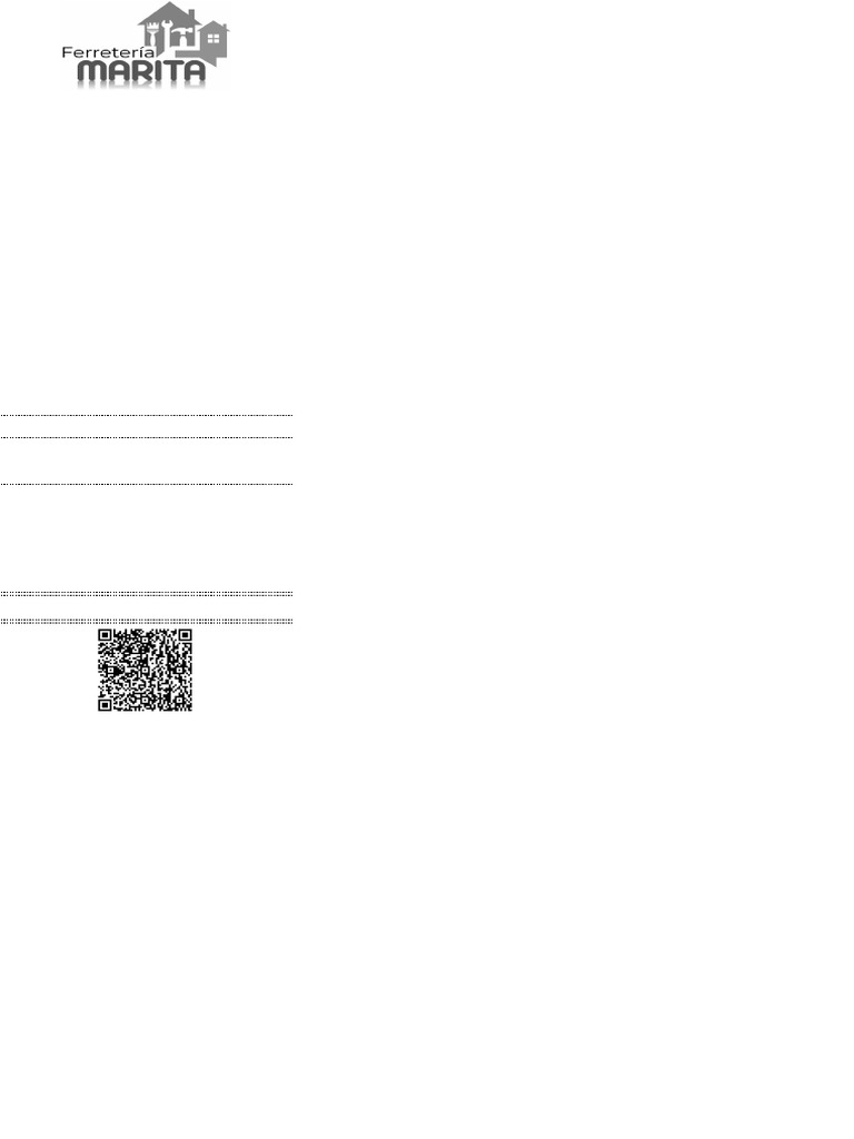 Ferreteria Marita: RUC #10410897933 | PDF