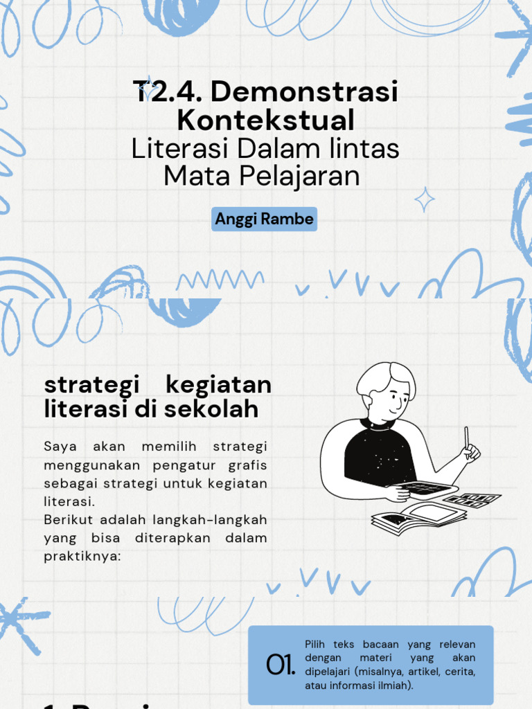 T2.4. Demonstrasi Kontekstual Literasi Dalam Lintas mata Pelajaran ANGGI RAMBE | PDF