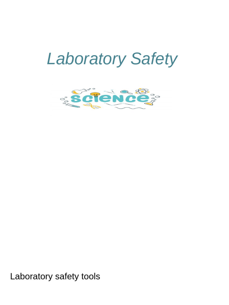 Laboratory Safety | PDF
