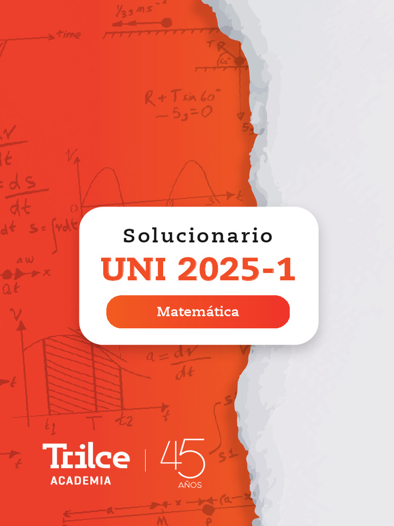 Solucionario 19 Feb Uni 2025 1 | PDF | Número complejo | Conceptos matemáticos