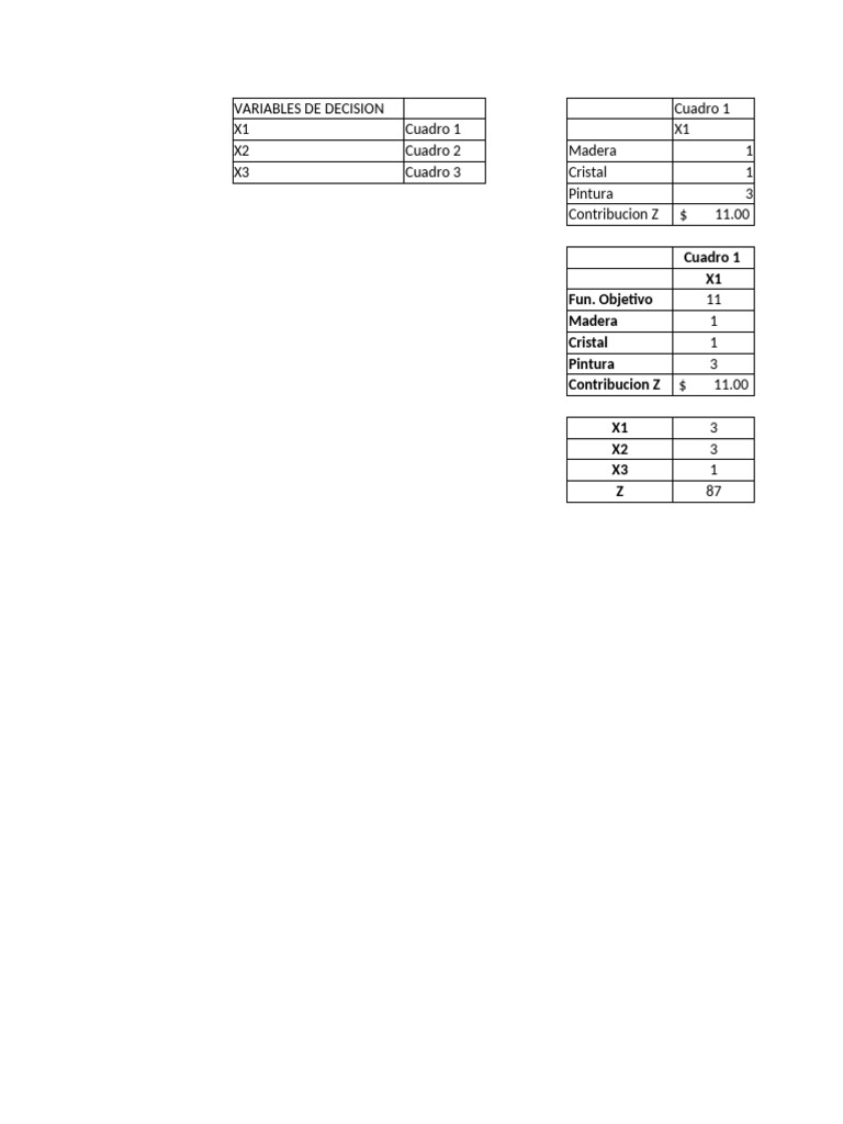 Solver Ejercicio 1 | PDF