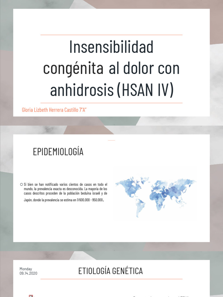 Insensibilidad Congénita Al Dolor Con Anhidrosis (HSAN IV) - Porfiria ...