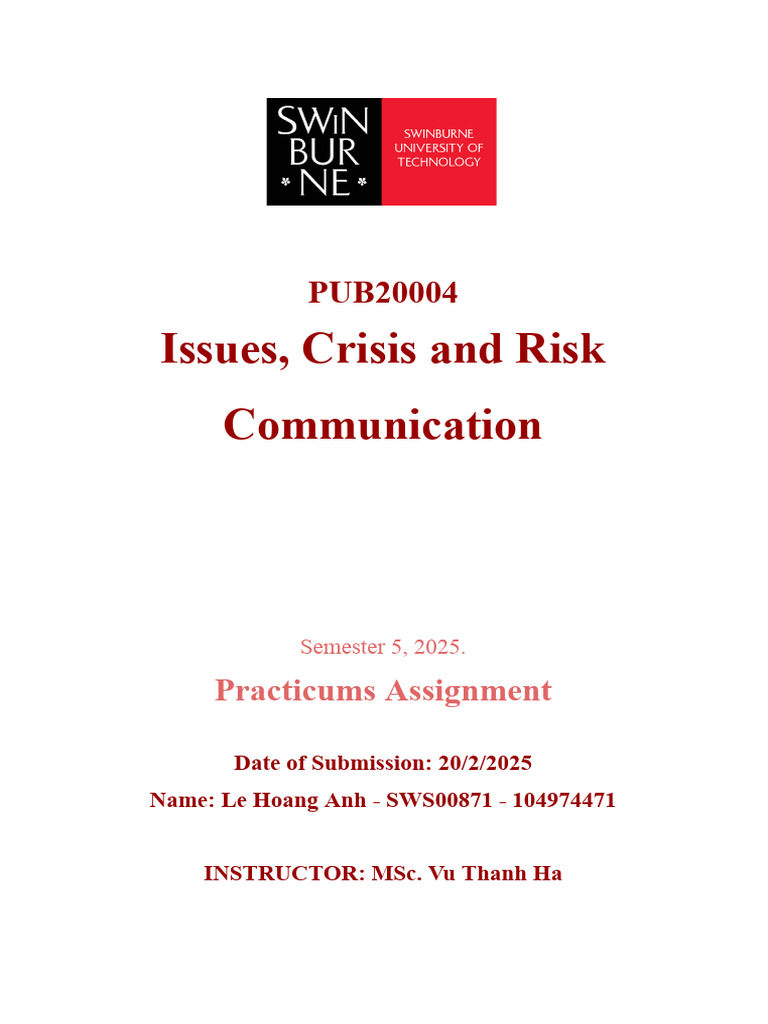 Lazy Lulu Crisis Communication Plan | PDF | Microsoft | Crisis Management