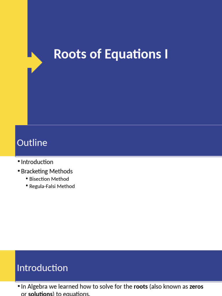 02 Roots of Equations I | PDF | Quadratic Equation | Equations