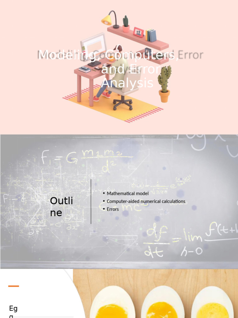 01 Modeling, Computers, and Error Analysis | PDF | Accuracy And Precision | Mathematics