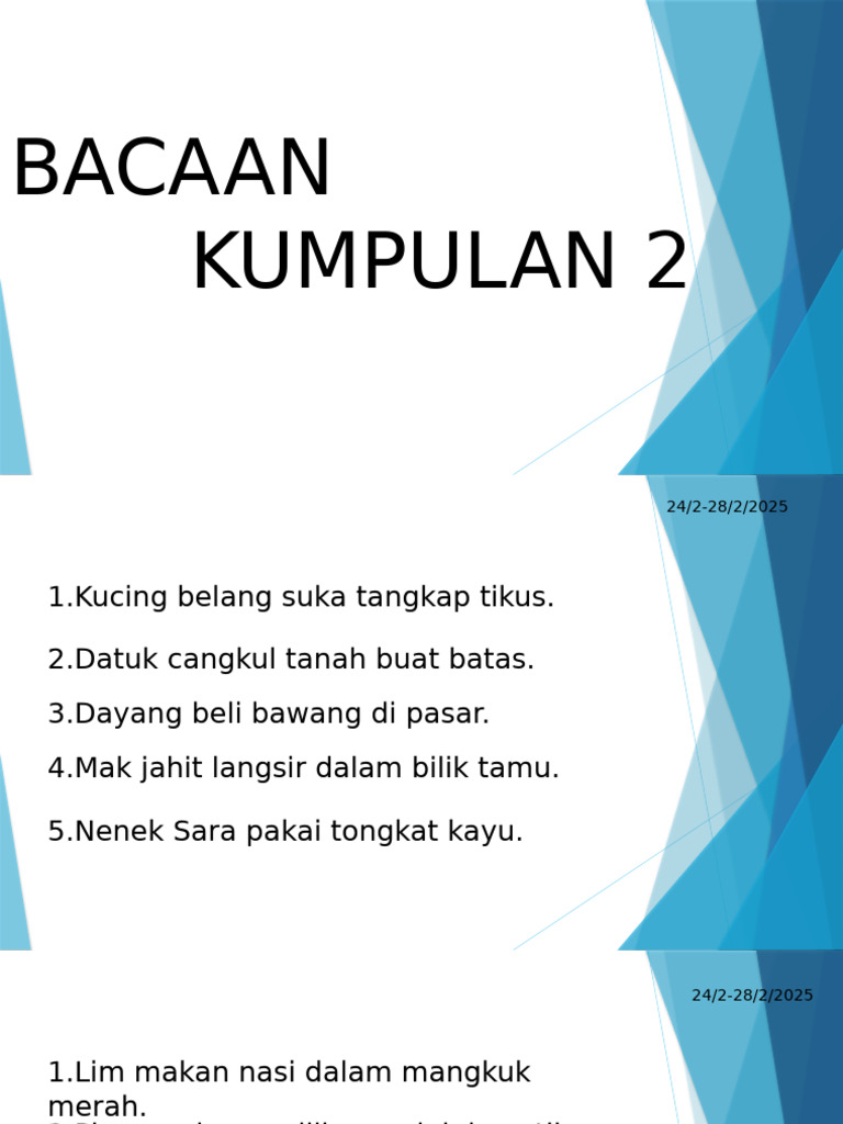 BACAAN KUMPULAN 2 | PDF