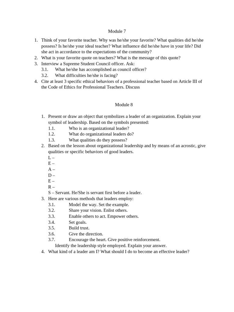 Assessment Module 7-10 | PDF