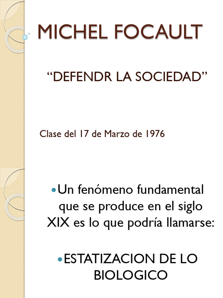 M. Focault 2019 | PDF | Muerte