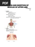 Dermatome and Myotome Mapping Guide | PDF | Arm | Musculoskeletal System
