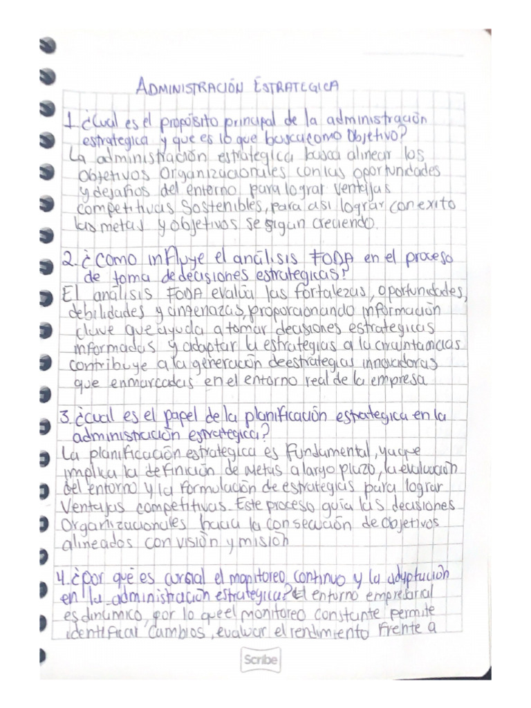 Administración Estrategica | PDF