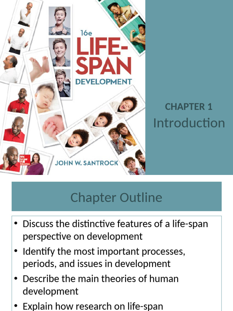 Santrock16e PPT Ch01 | PDF | Ageing | Psychoanalytic Theory