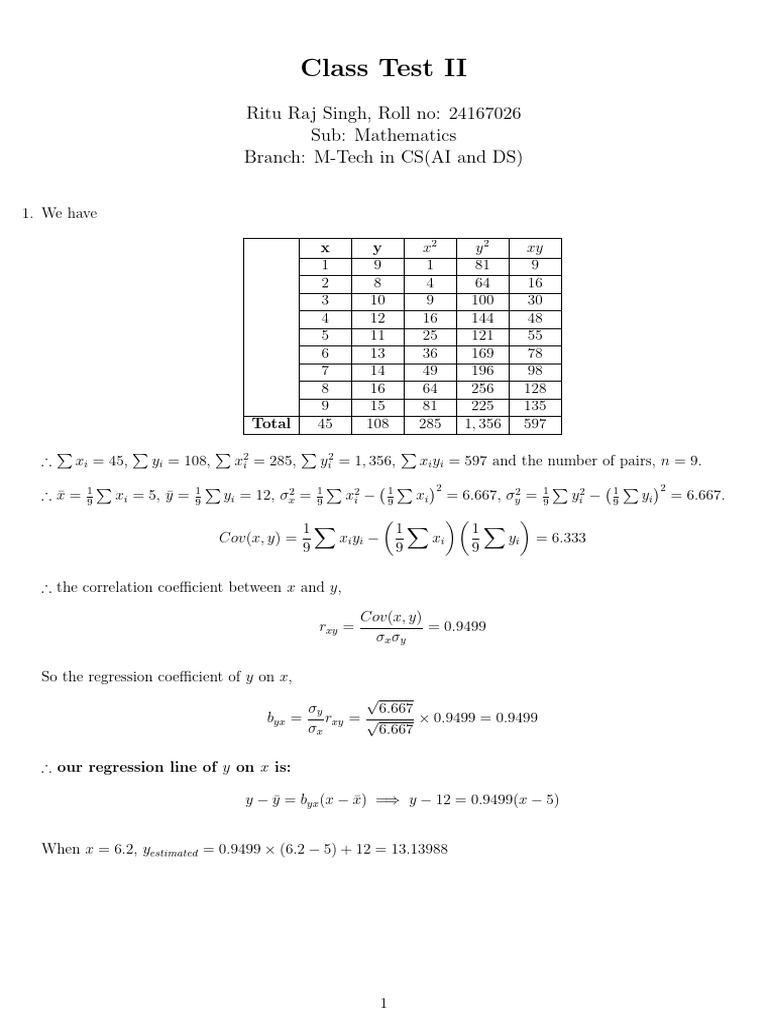 main1 | PDF | Multivariate Statistics | Statistical Analysis