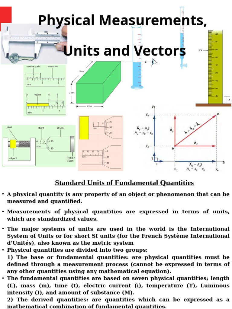 Physical Measurements and Units Guide | PDF | International System Of ...