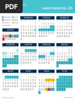 NTU Academic Calendar AY2024 25 (Semester) | PDF | Observances | Academia