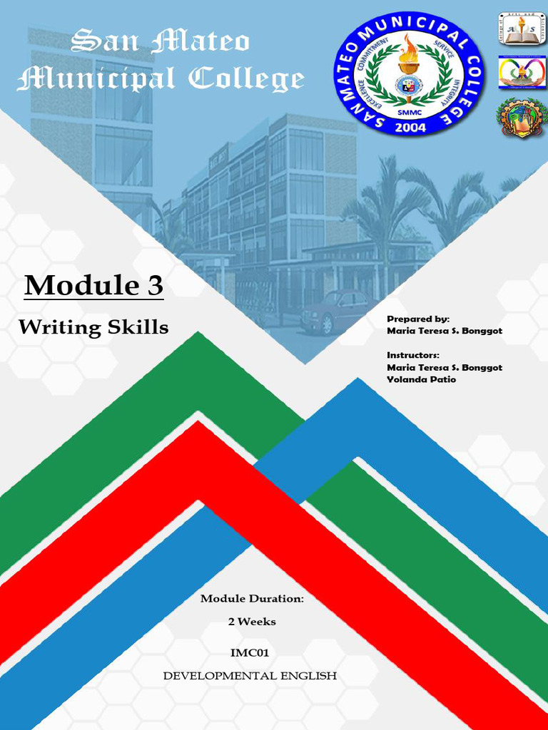Module 3 Writing Skills | PDF | Subject (Grammar) | Essays