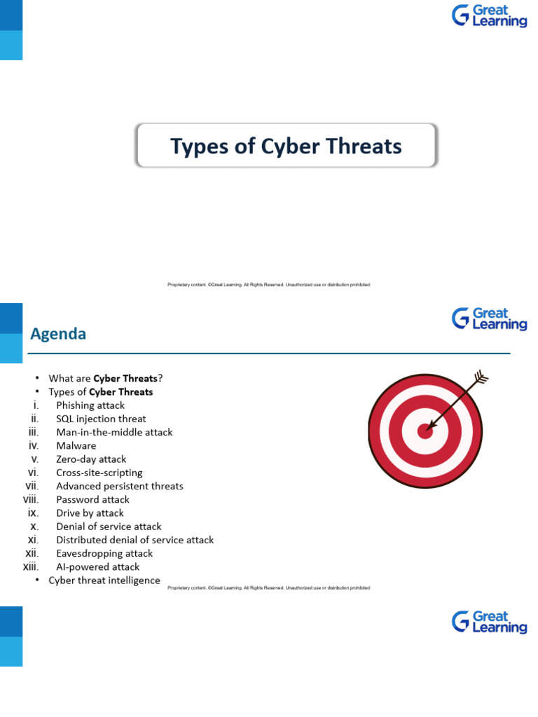 Overview of Cyber Threat Types | PDF | Phishing | Malware