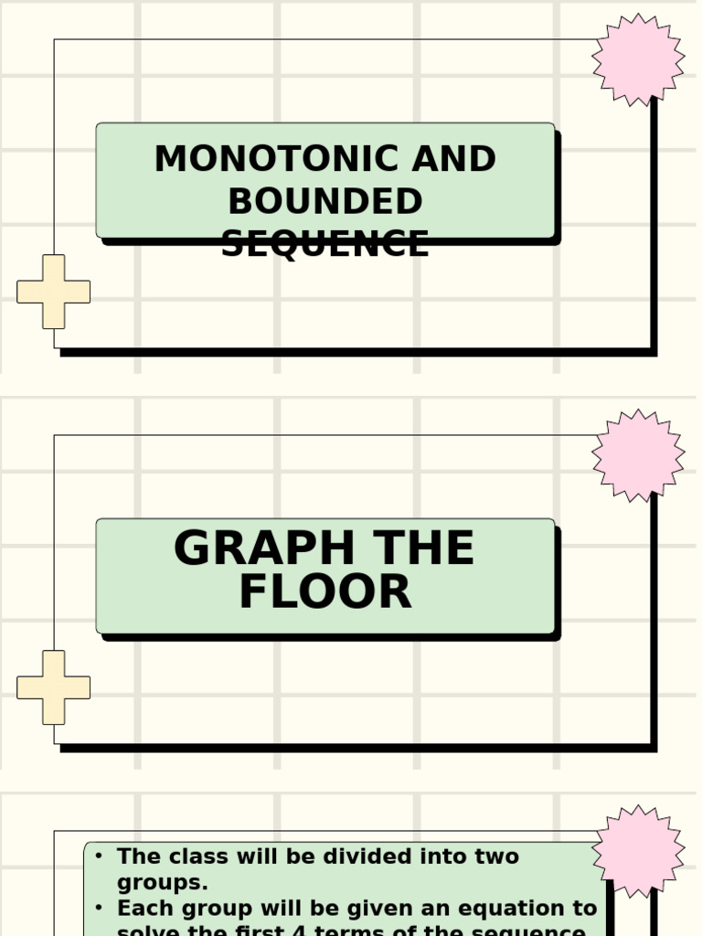 Math Class: Monotonic Sequences | PDF | Sequence | Limit (Mathematics)