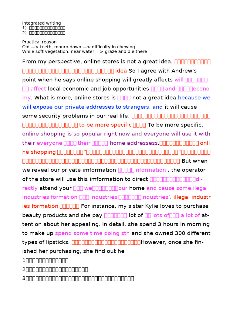 9.20 writing notes | PDF