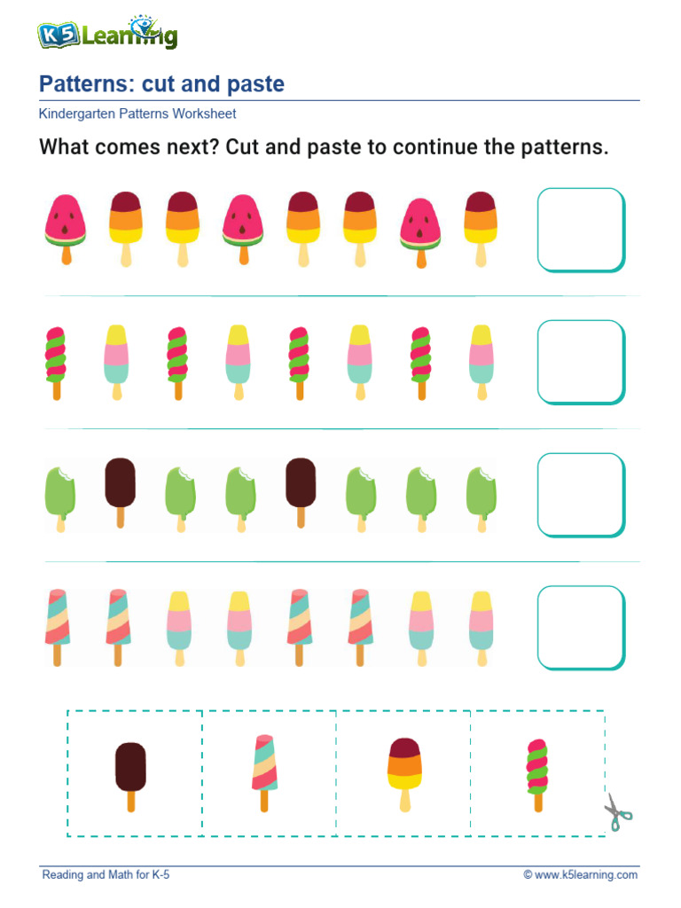 Patterns Cut Paste D | PDF