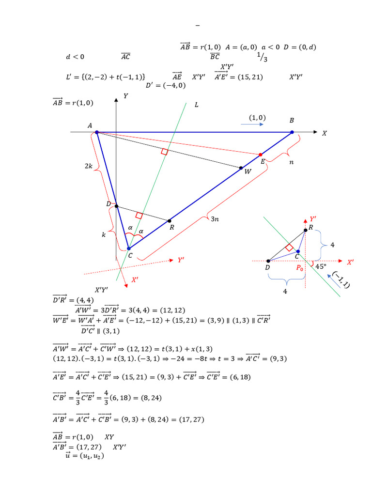 Pc3-Ejerc.-Transformacion Coord. | PDF | Triángulo | Geometría