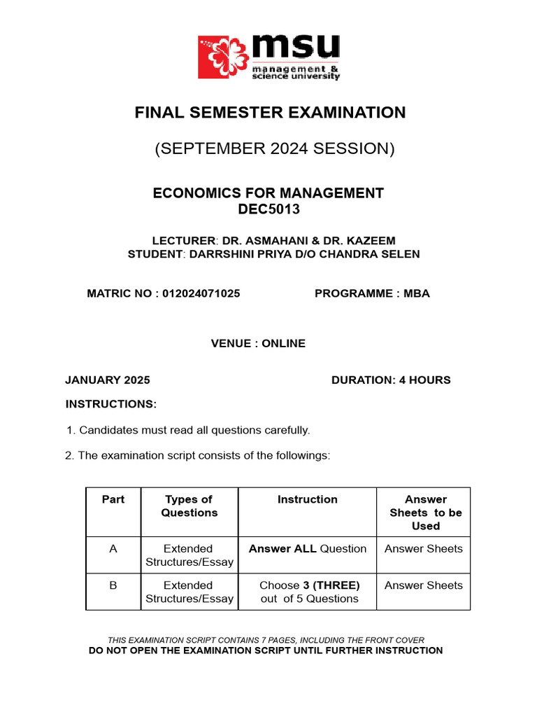 DEC5013 FA COVER PAGE | PDF