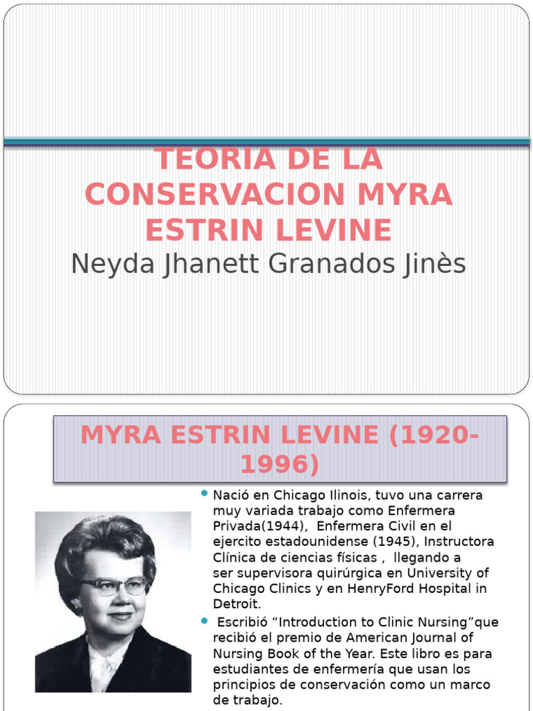 Myra e Levine | PDF | Enfermería | Sicología