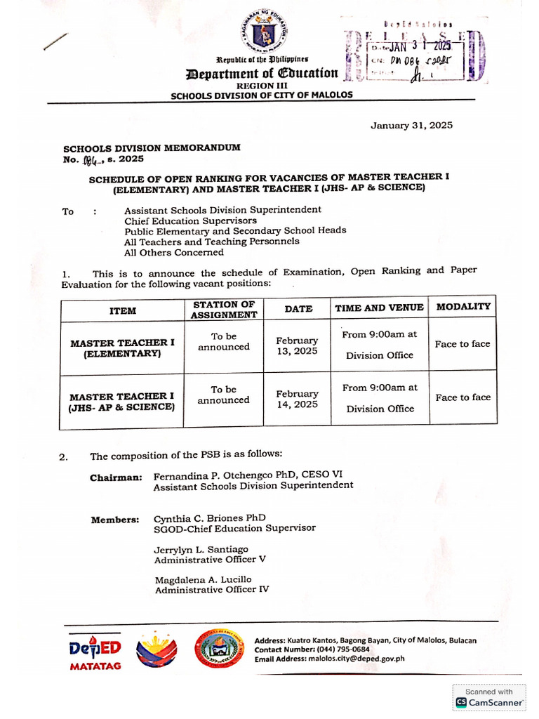 DM-086-s-2025-Schedule-of-Open-Ranking-for-Vacancies-of-Master-Teacher ...
