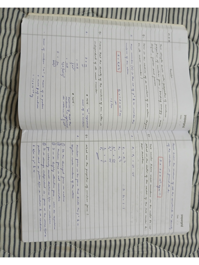 Chapter 13 Nuclei | PDF