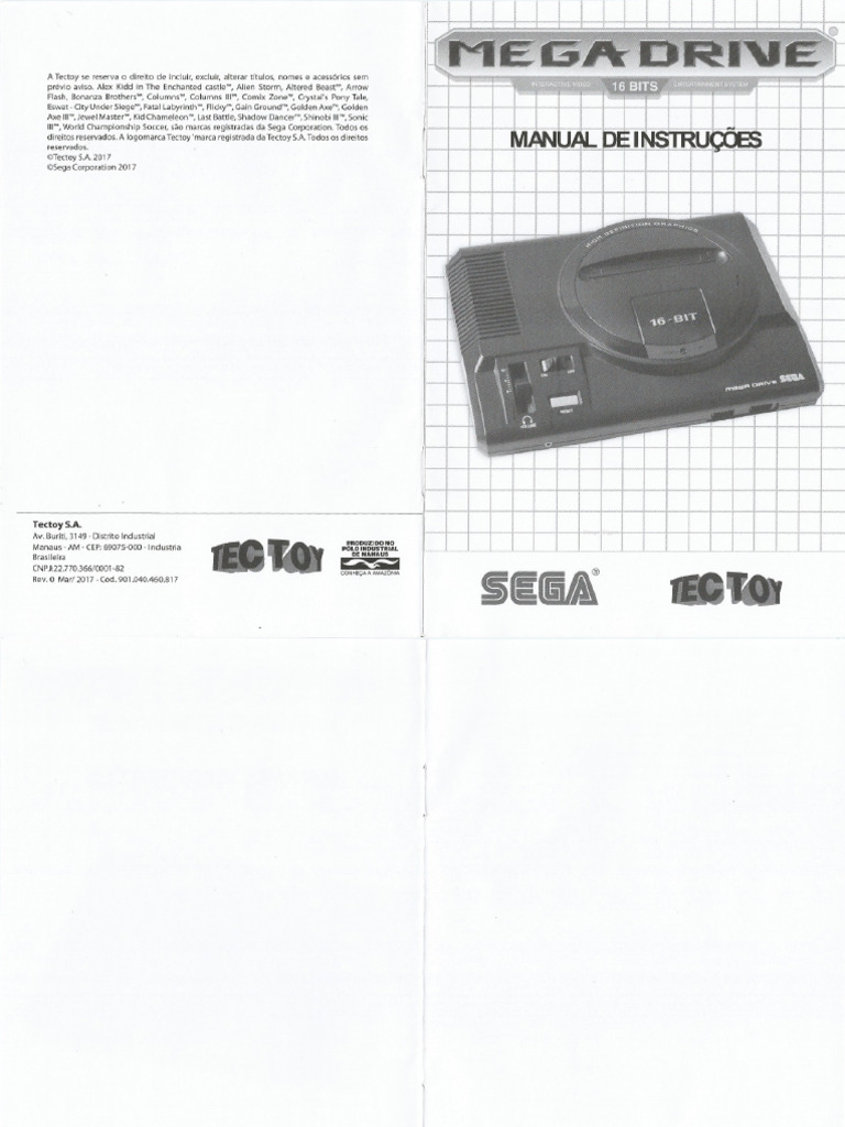 Manual Mega Drive 2017 | PDF