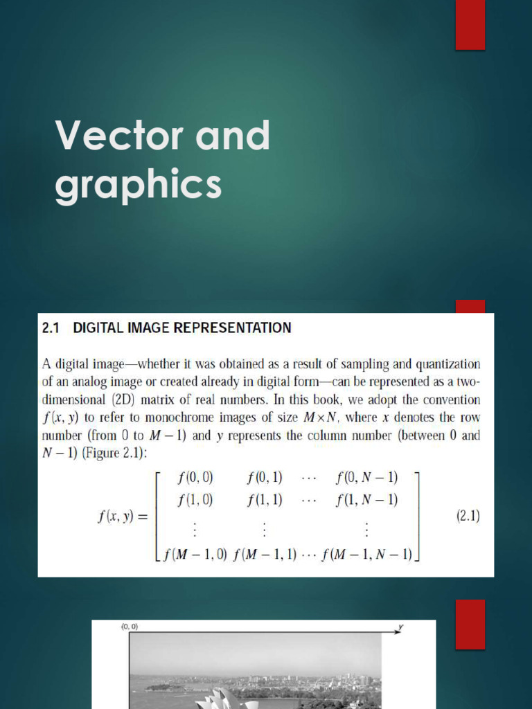 Lec 9 Vector and Raster Graphics | PDF